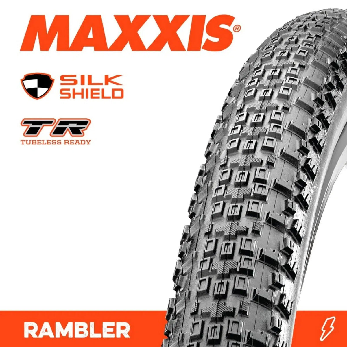 MAXXIS RAMBLER 700 X 50C SILK SHIELD TR GRAVEL TIRE